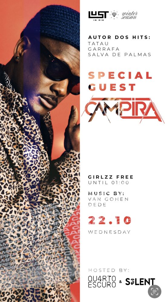 SPECIAL GUEST: CAMPIRA, Santos, Lisboa - Wikinight