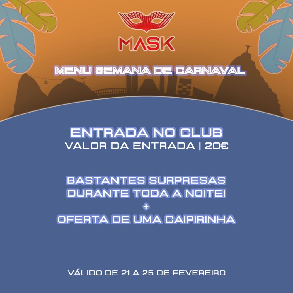 Carnaval do Rio No MASK Club, Porto, Porto - Wikinight